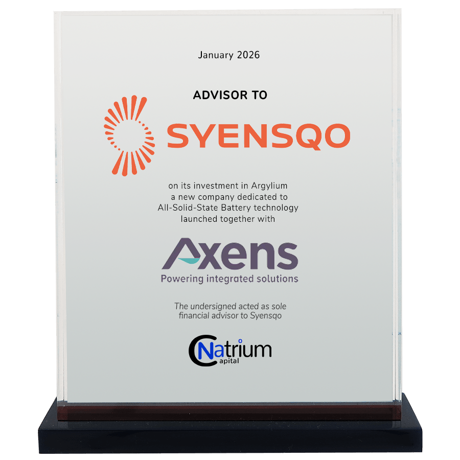 Natrium Capital Advises Syensqo - Natrium Capital